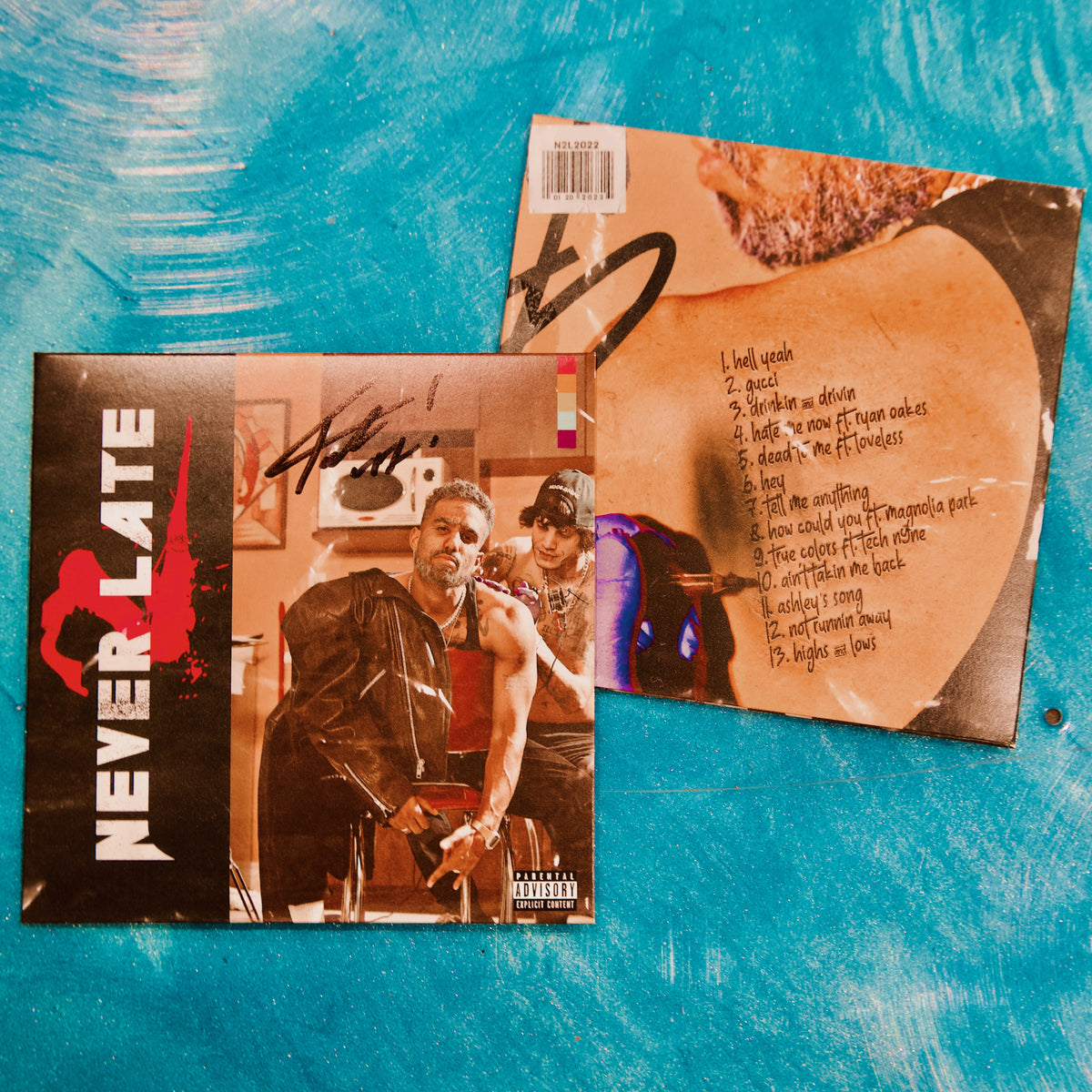 Never 2 Late CD (Autographed) – FUTURISTIC SHOP